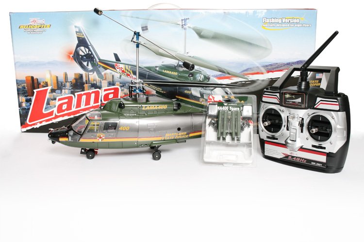 Walkera LAMA 400 LM400 Dragonfly 2.4GHz 2.4G 4 CH Channel RC Helicopter RTF Ready To Fly Kit Set For Intermediate beginner